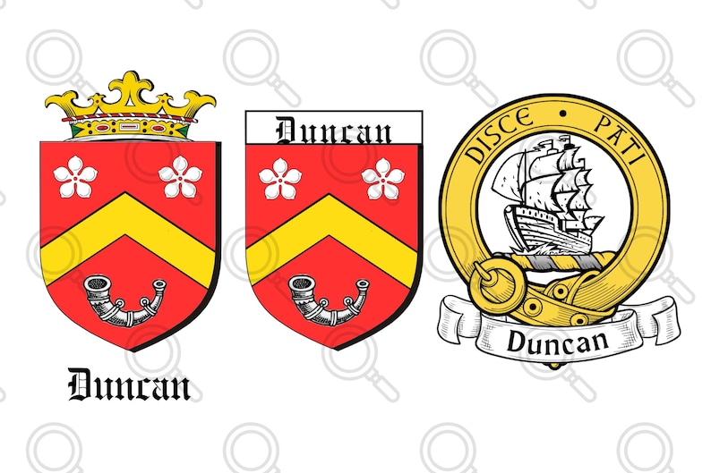 Duncan Family Coat of Arms Downloads Scottish Crest Cut File & Png ...