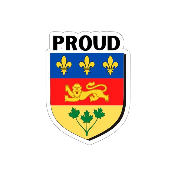 Proud British Columbia Canada Vinyl Die-Cut Stickers Proud Canadian BC ...