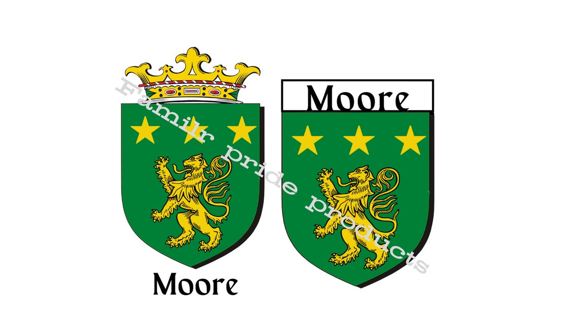 2 - Moore Family Coat of Arms Files | Moore Family Crest Download Cut ...
