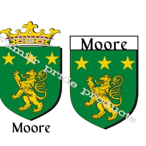 2 - Moore Family Coat of Arms Files | Moore Family Crest Download Cut ...