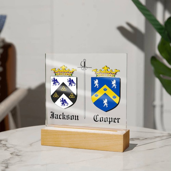Family Crest Wall Plaque - Etsy