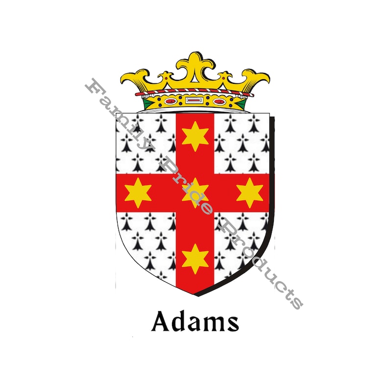 2 Adams Family Coat of Arms Downloads | Adams Family Crest Download Cut ...
