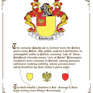 Custom Order Surname History, Coat of Arms Meaning, Coat of Arms Design ...