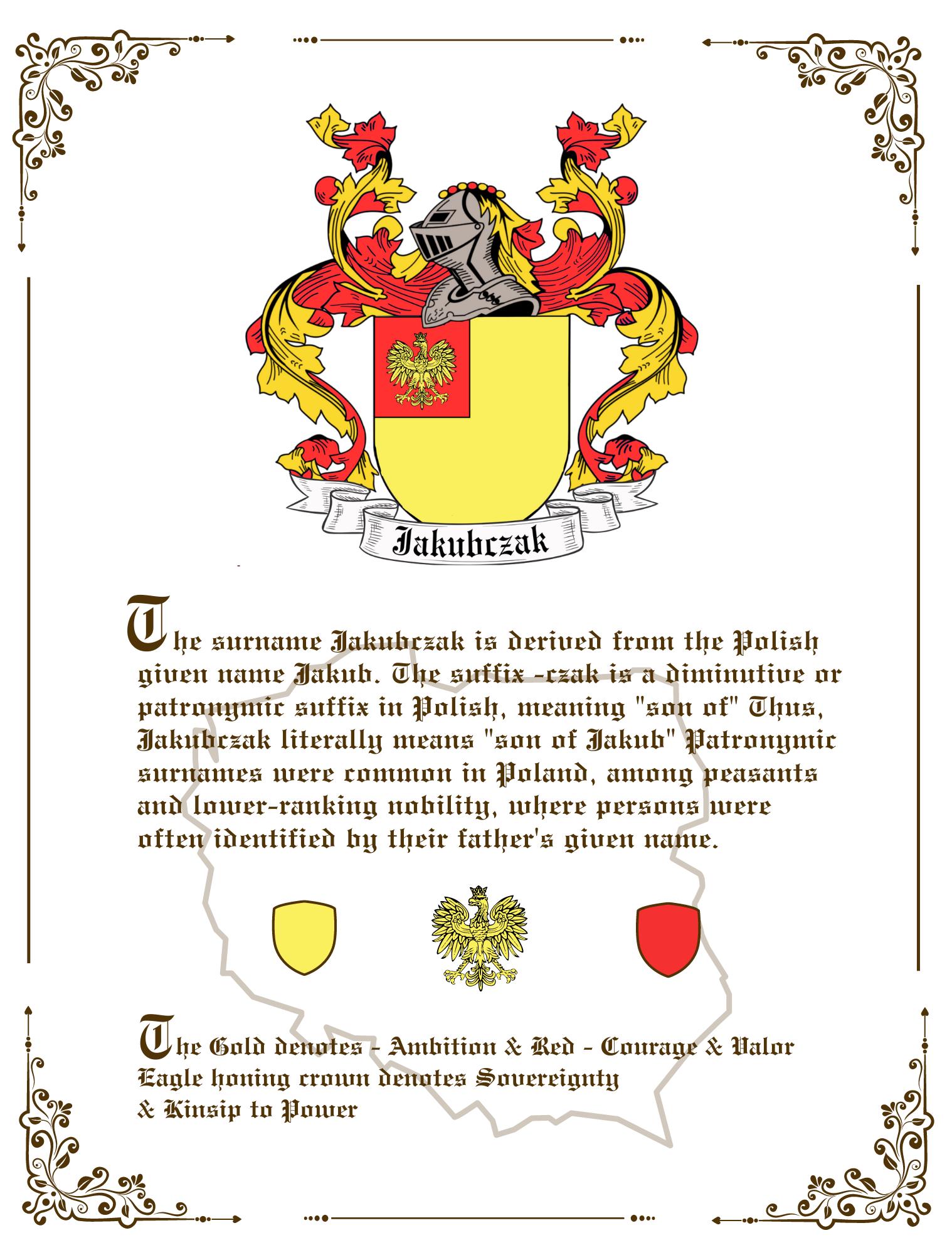 Custom Order Surname History, Coat of Arms Meaning, Coat of Arms Design ...