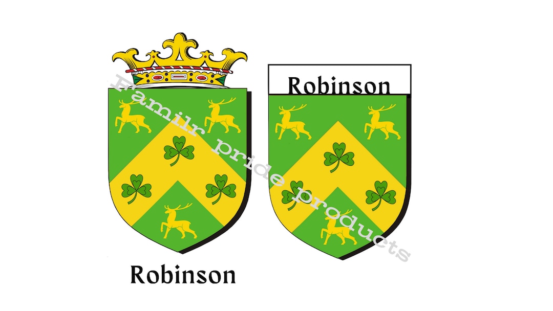 2 Robinson Family Coat of Arms Files | Robinson Family Crest Download ...