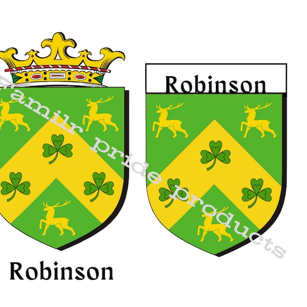 Robinson Coat of Arms Svg - Etsy