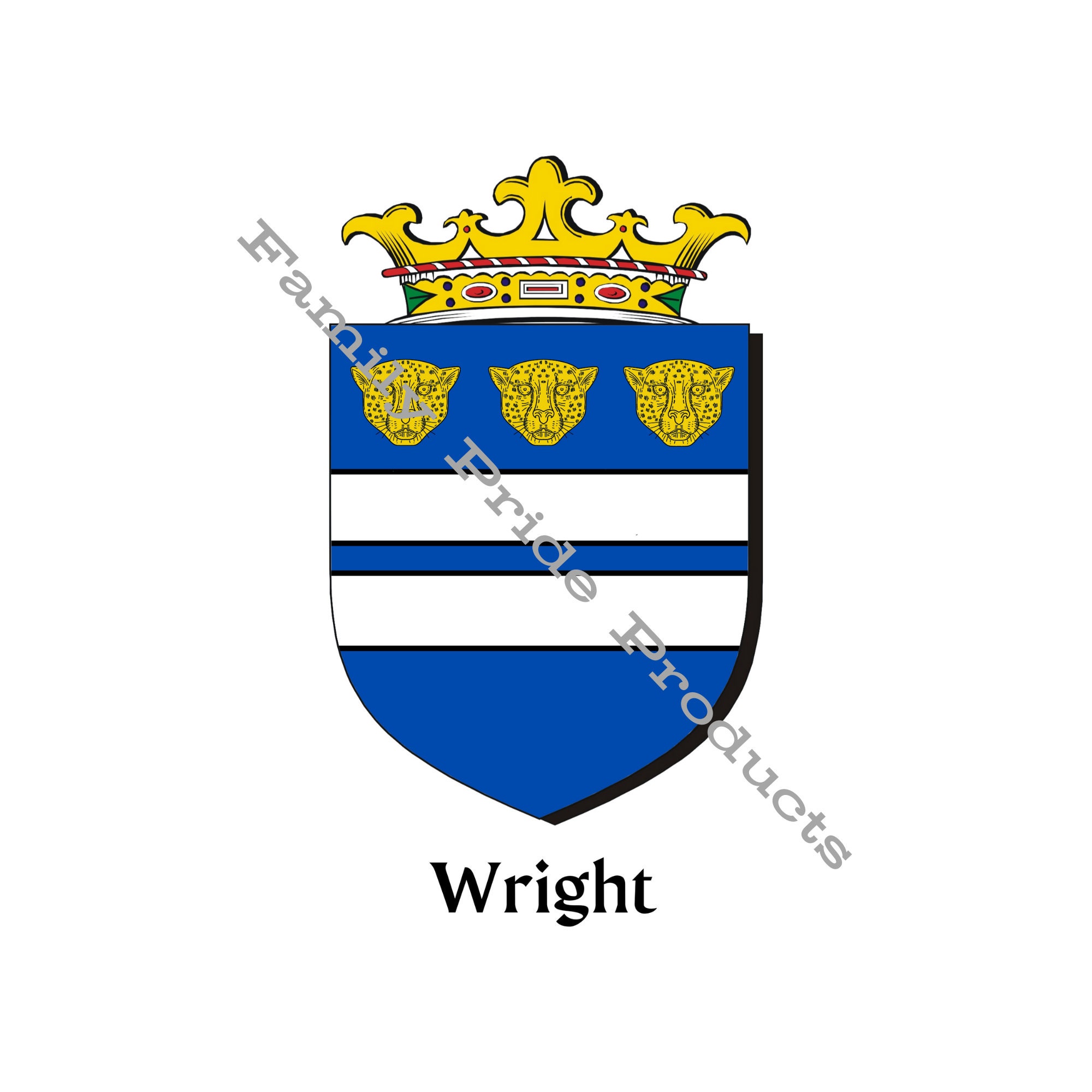 2 Wright Family Coat of Arms Files | Wright Family Crest Download Cut ...