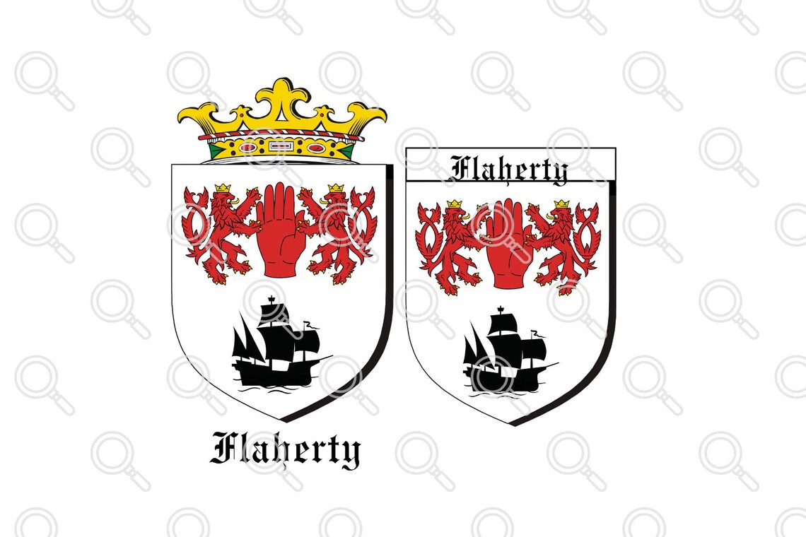 2 - Flaherty Family Coat of Arms PNG | Flaherty Family Crest Download ...