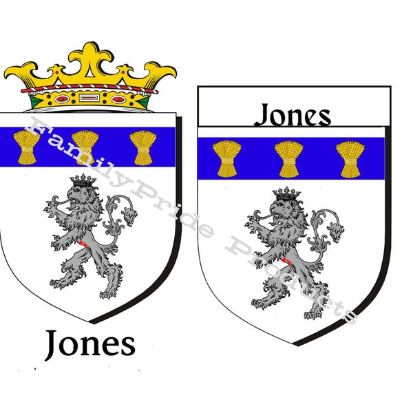 Jones Coat of Arms - Etsy