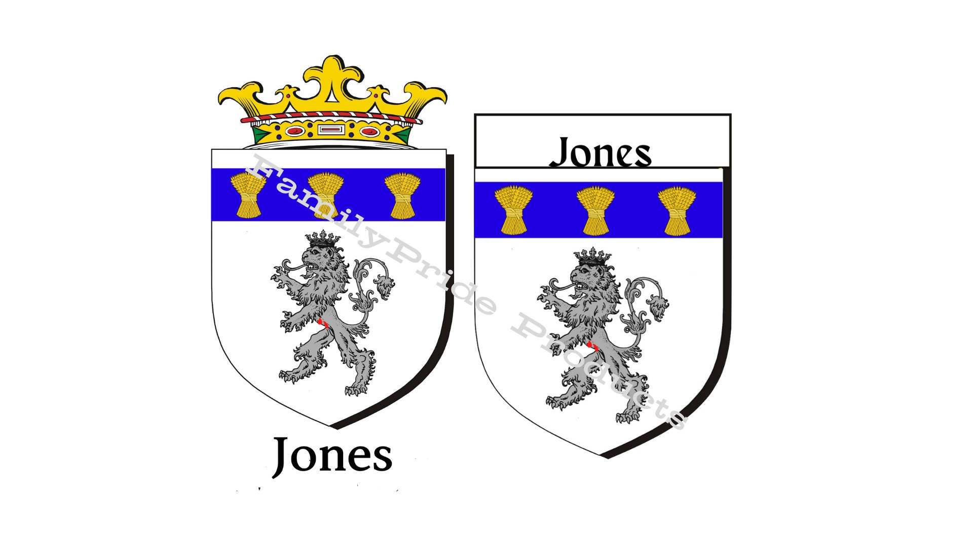 2 Jones Family Coat of Arms Files | Jones Family Crest Download Cut ...