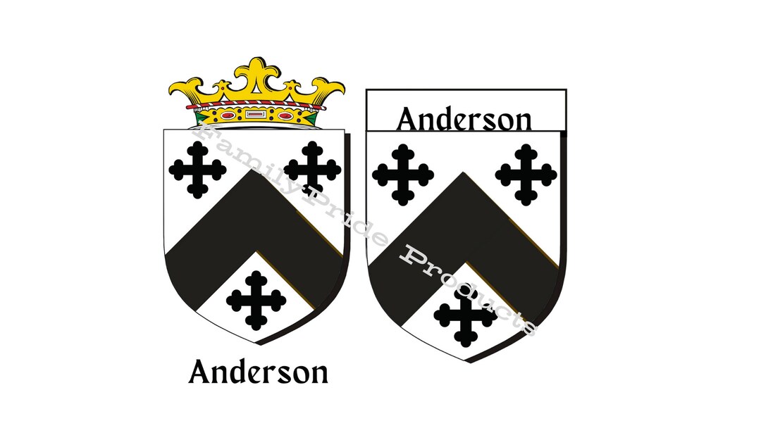 2 Anderson Family Coat of Arms Files | Anderson Family Crest Download ...