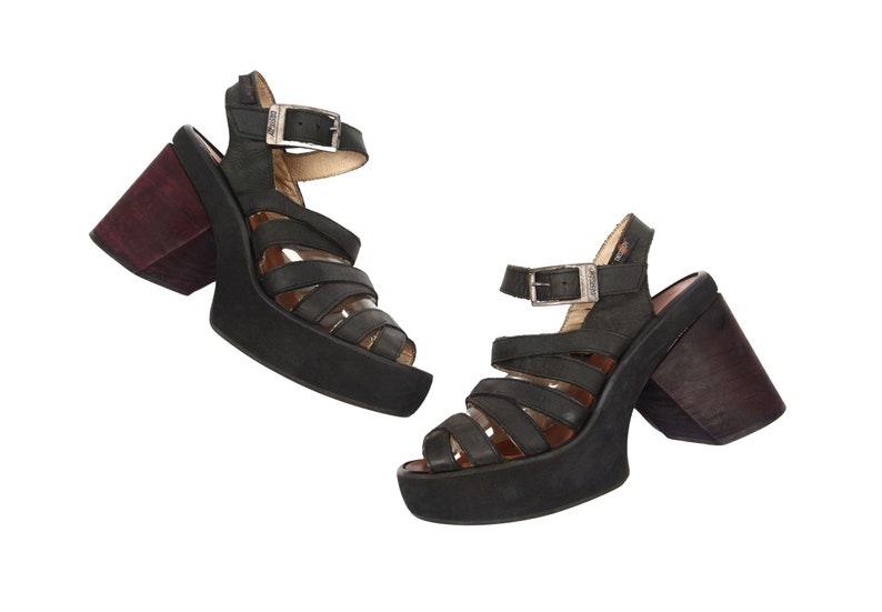 DESTROY PLATFORM SANDALS / True 90'S / Heels / Slip-ons / - Etsy