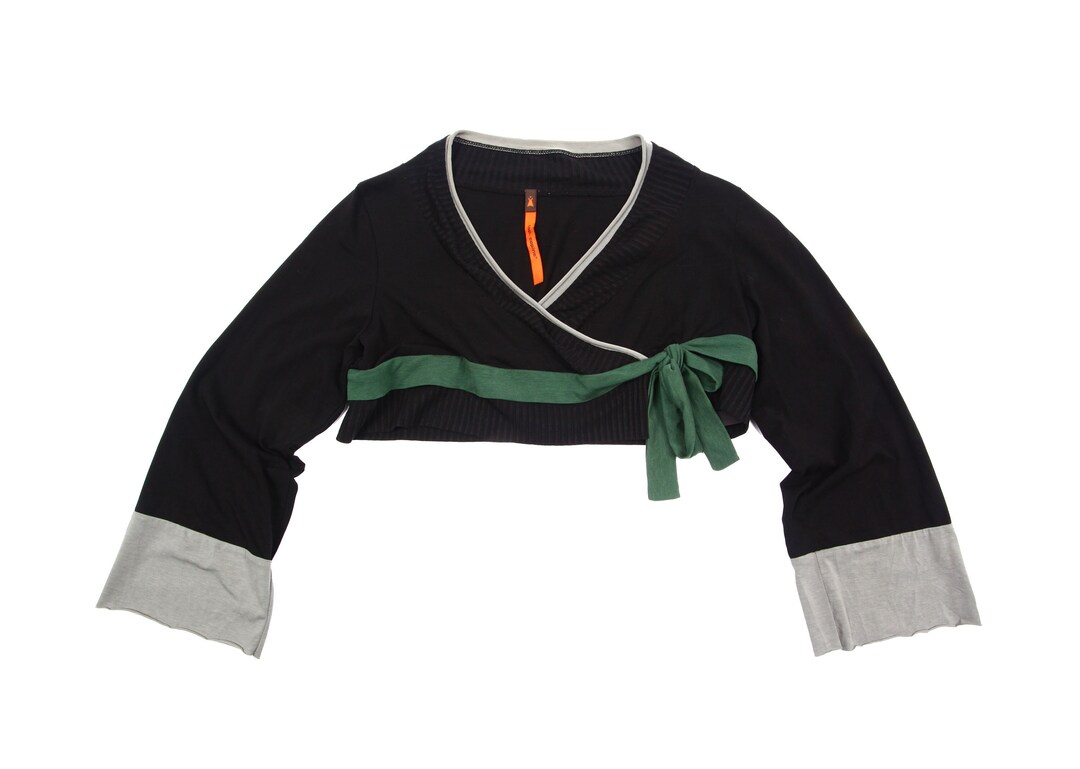 COP COPINE Wrap Top With Ties / Wrap Blouse / Waist Ties / Made in ...