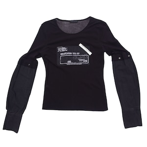 IKKS Black 2000s Vintage Mesh Top With Shirt Sleeves / - Etsy