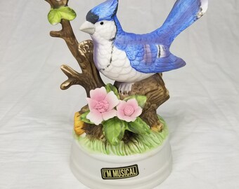Blue Bird Music Box | Etsy