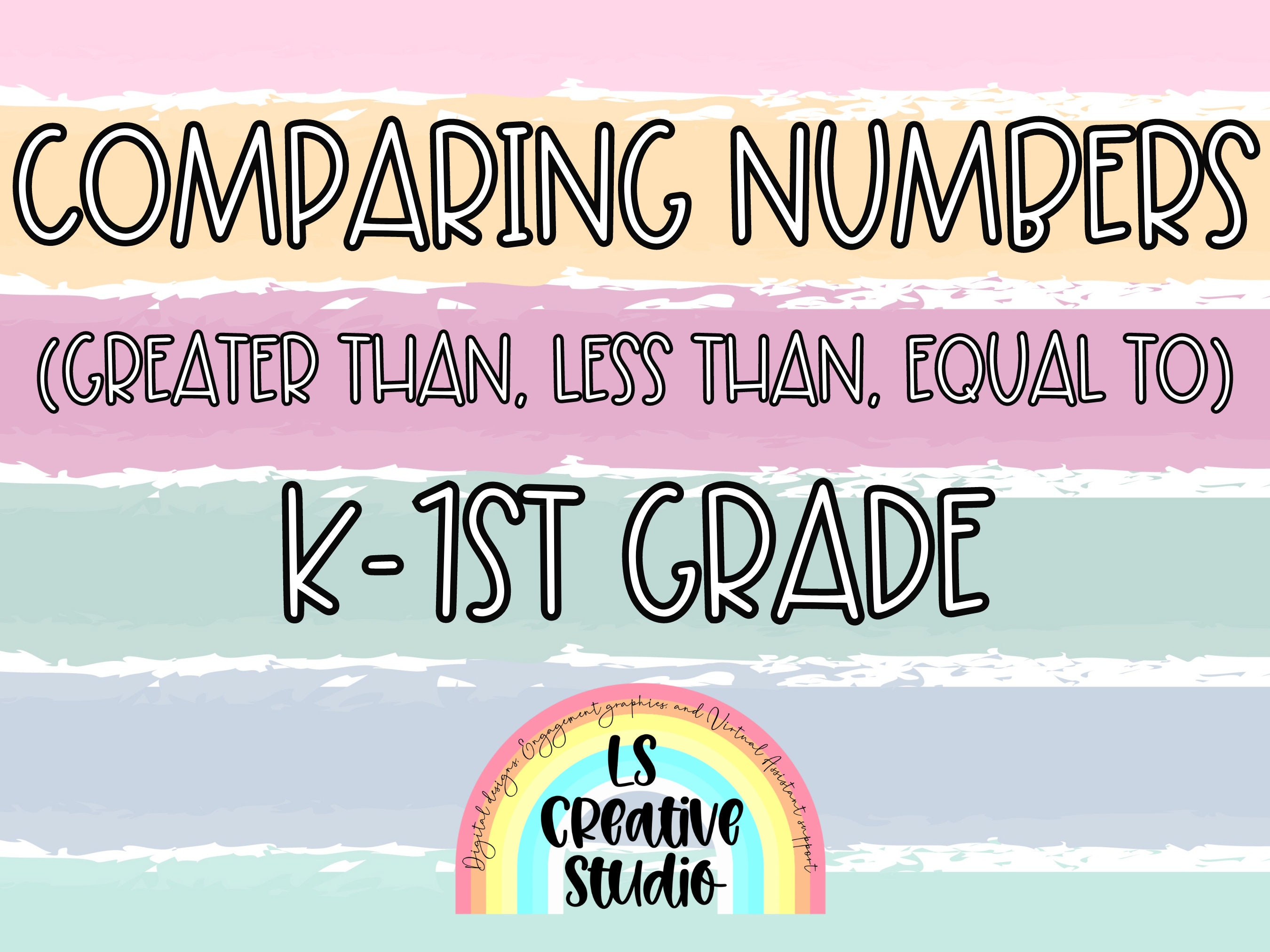 Comparing Numbers greater Than, Less Than, Equals To for K-grade 1 ...