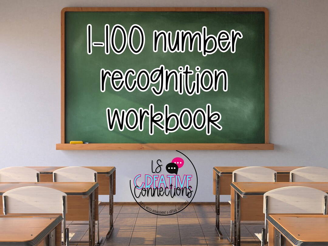 1-100 Number Recognition Review Worksheets for Prek-kindergarten ...
