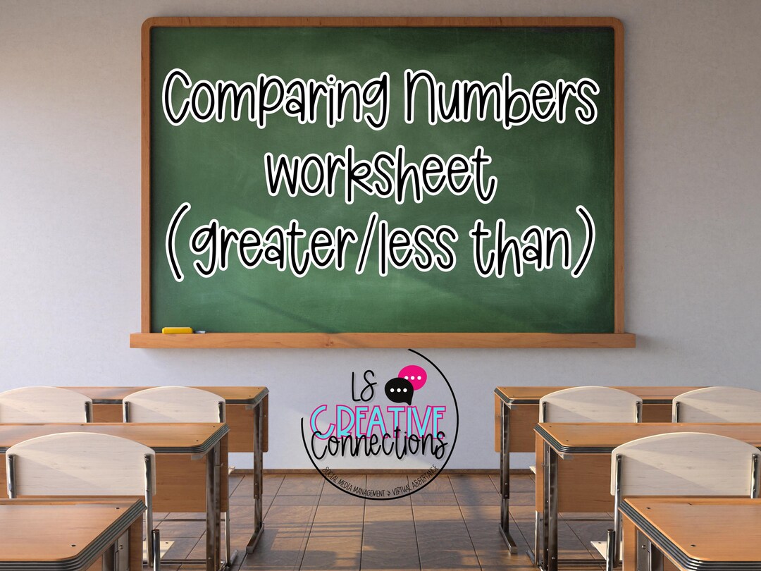 Comparing Numbers (greater Than, Less Than, Equals To) for K-grade 1 ...