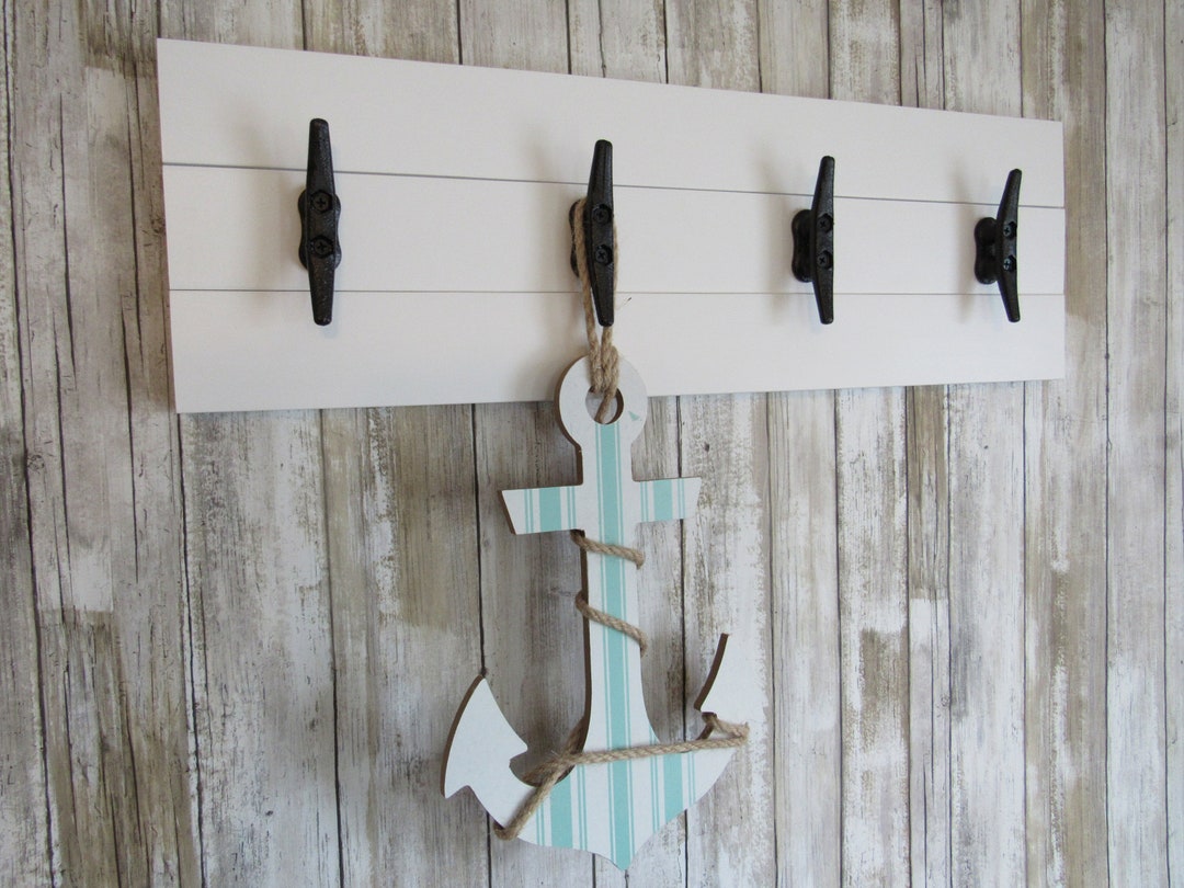 Nautical Coat Rack-farmhouse Coat Rack Wall Mount-farmhouse Decor-boat ...