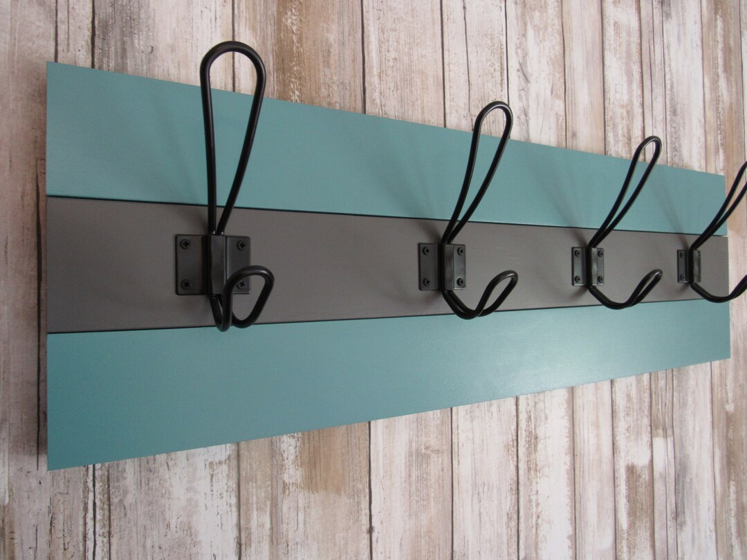 Farmhouse Coat Rack Wall Mount-rustic Coat Rack-farmhouse Decor-wood ...