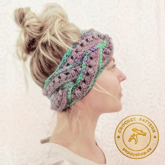 Crochet Braided Ear Warmer Pattern