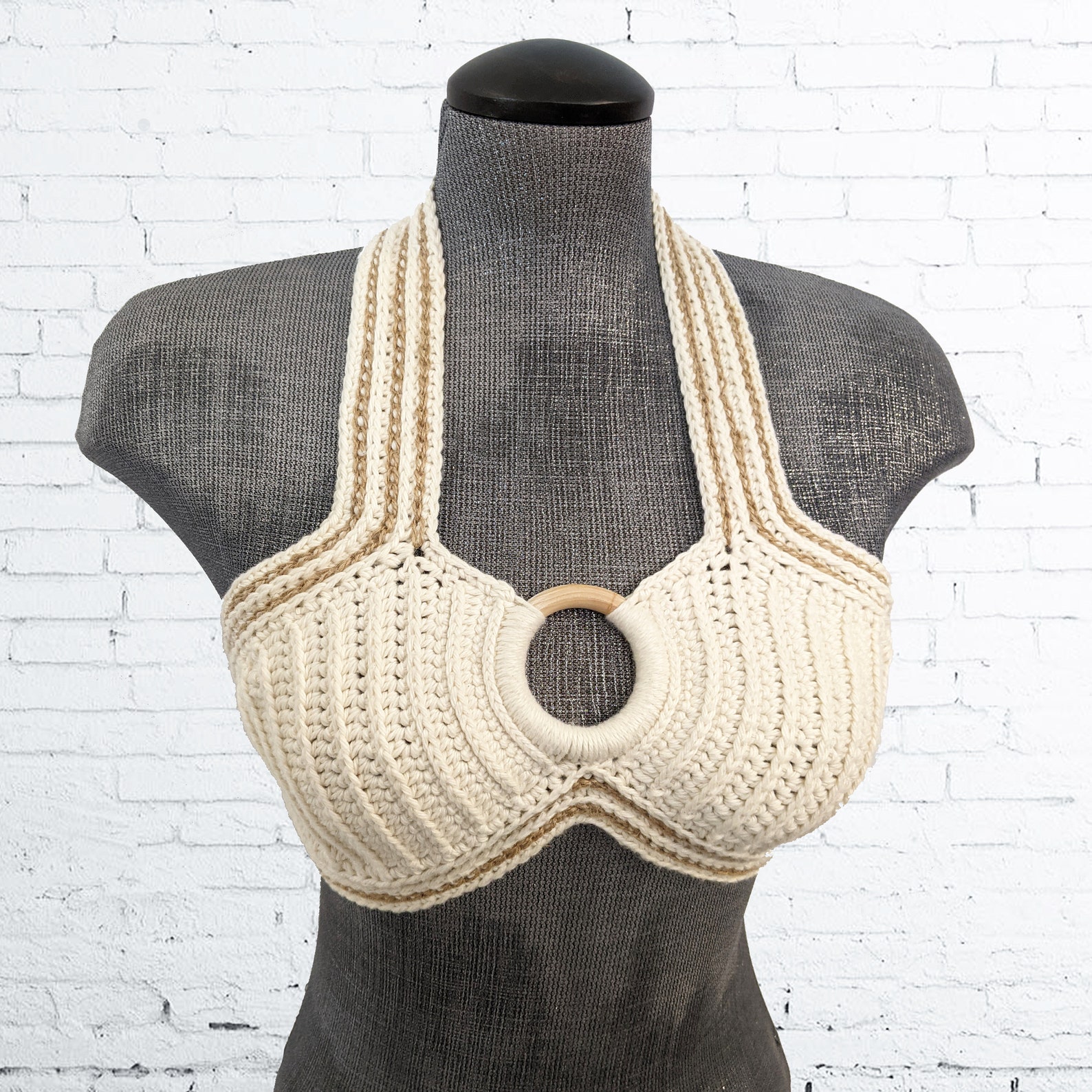 NAUTICAL BRALETTE PATTERN Crochet Bralette Pattern Crochet | Etsy