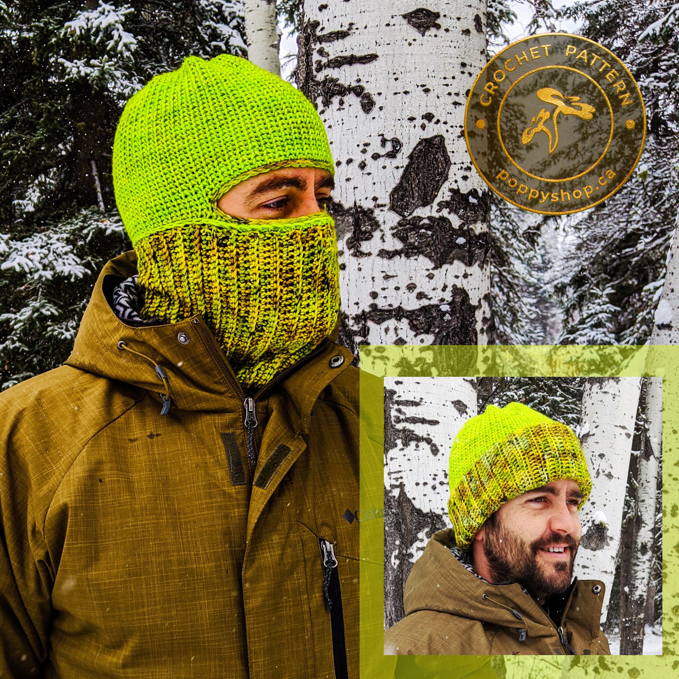 Crochet Balaclava Pattern 2-in-1 Balaclava - Etsy Canada
