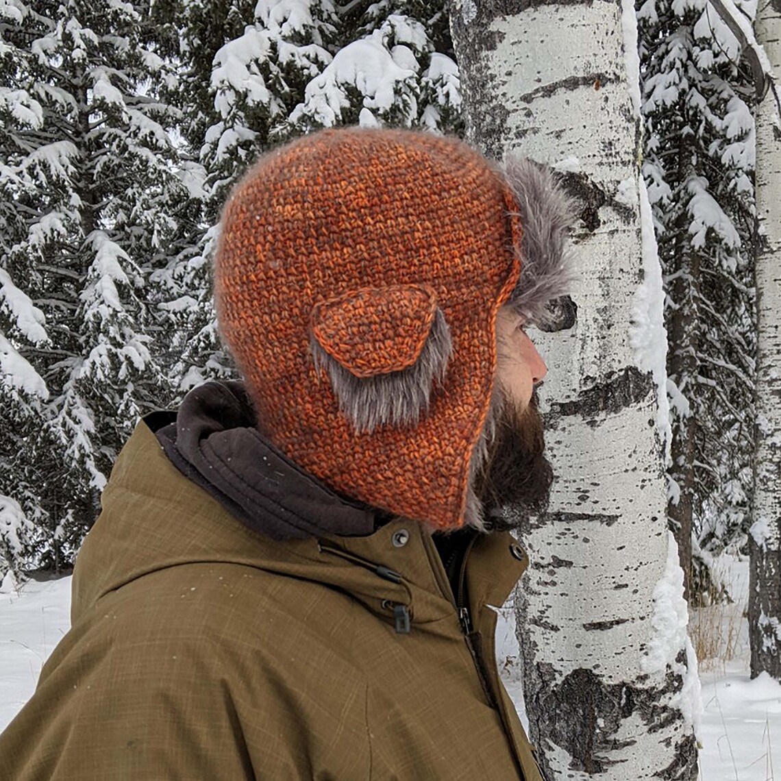 TRAPPER HAT CROCHET Pattern Trapper Hat Trapper Hat - Etsy