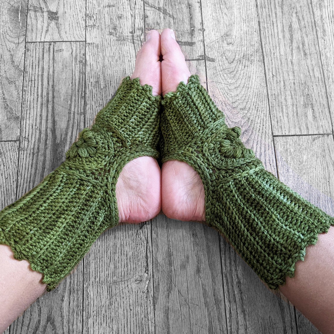 Crochet Yoga Socks Pattern Prana Yoga Socks Crochet Leg Etsy