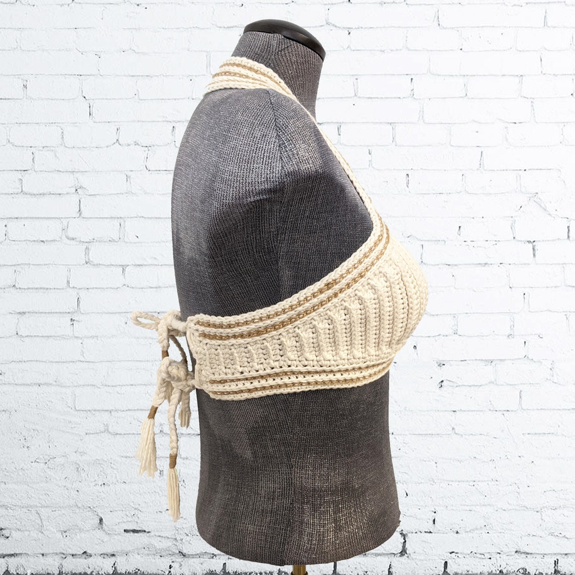 NAUTICAL BRALETTE PATTERN Crochet Bralette Pattern Crochet | Etsy