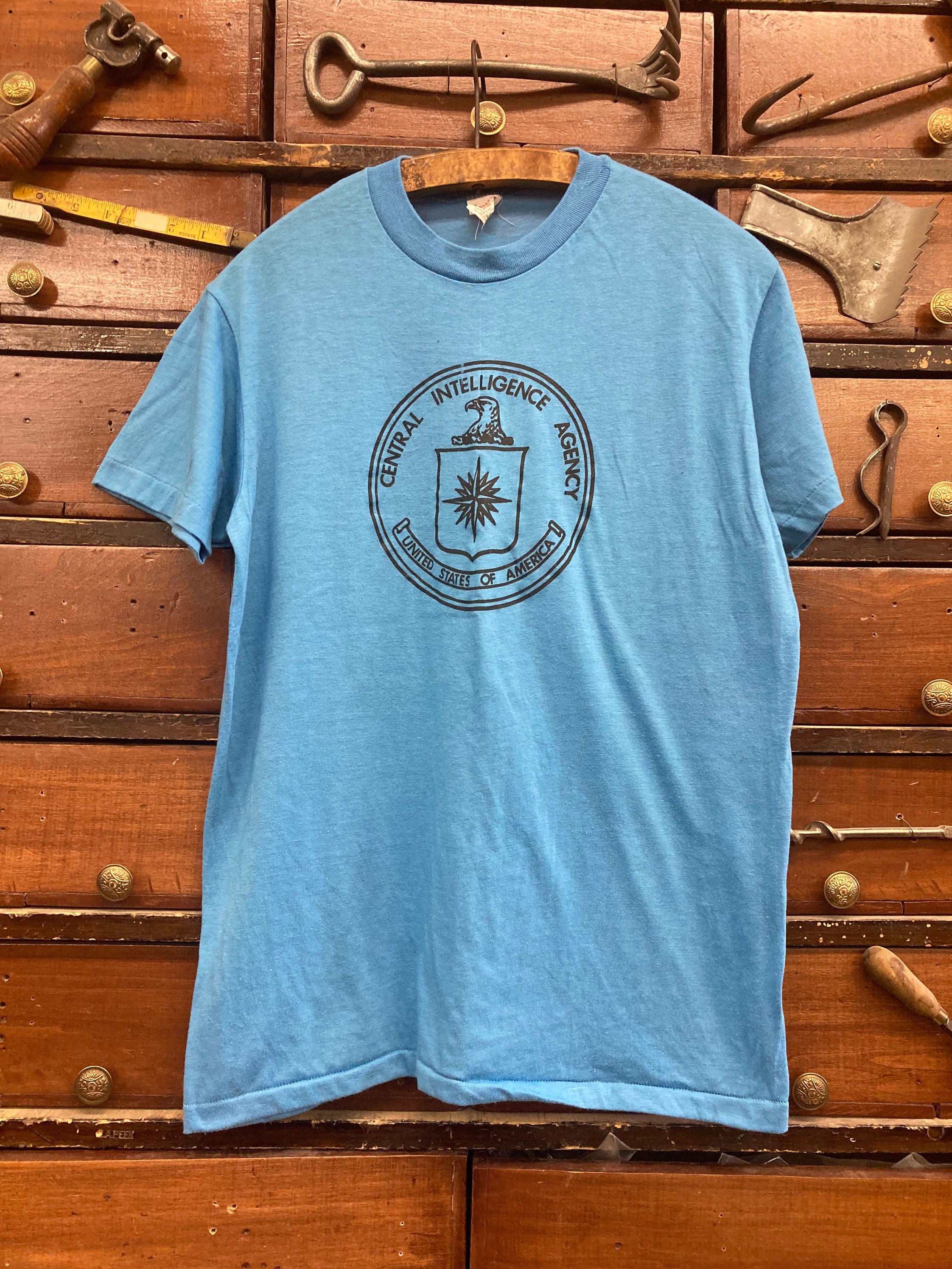 1970s CIA Graphic T-shirt - Etsy