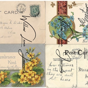 Antique / Vintage Postcards Digitals (early 1900's) - Etsy