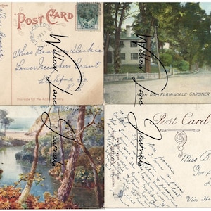 Antique / Vintage Postcards Digitals (early 1900's) - Etsy