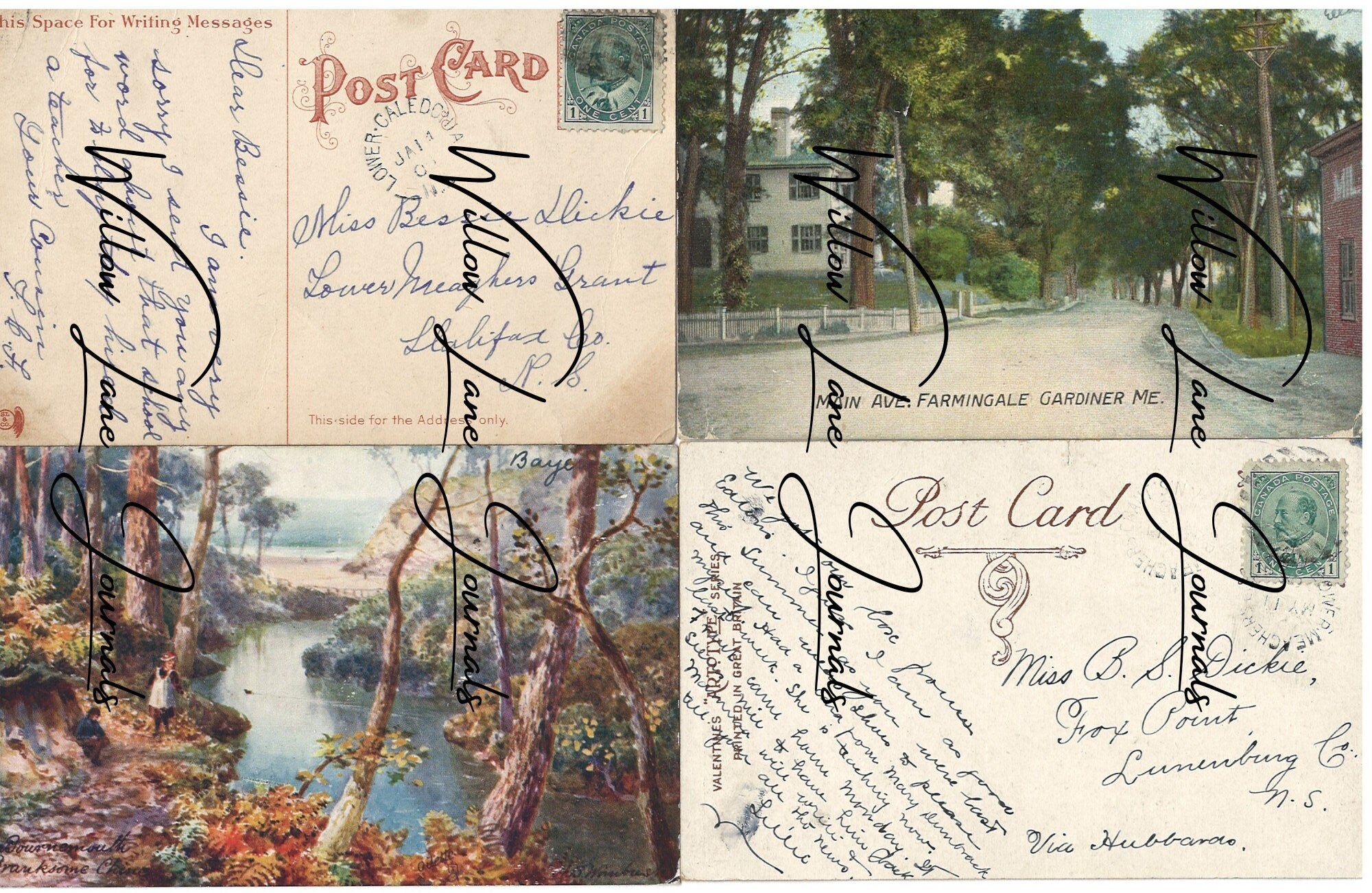 Antique / Vintage Postcards Digitals (early 1900's) - Etsy