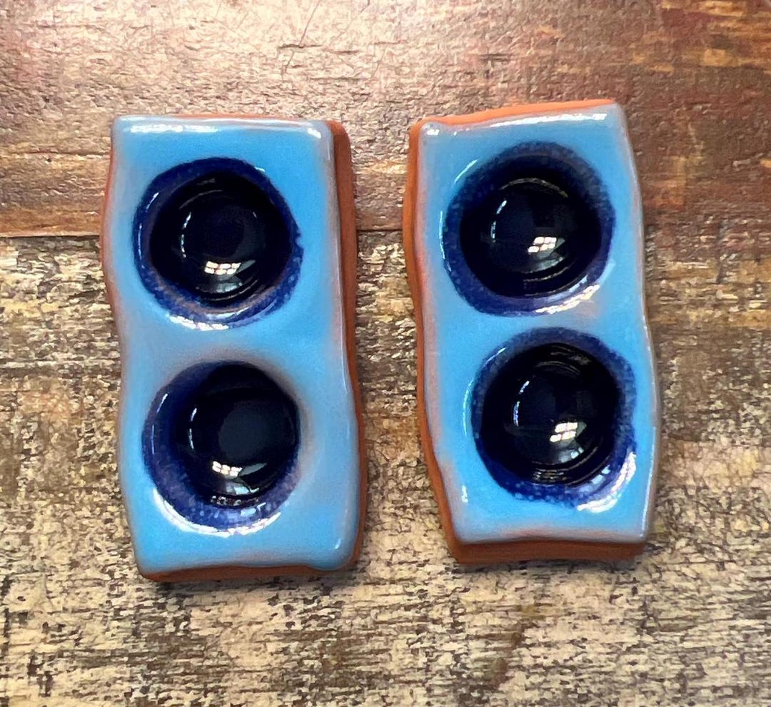 Mini Oil Well in Sky Blue and Midnight - Etsy
