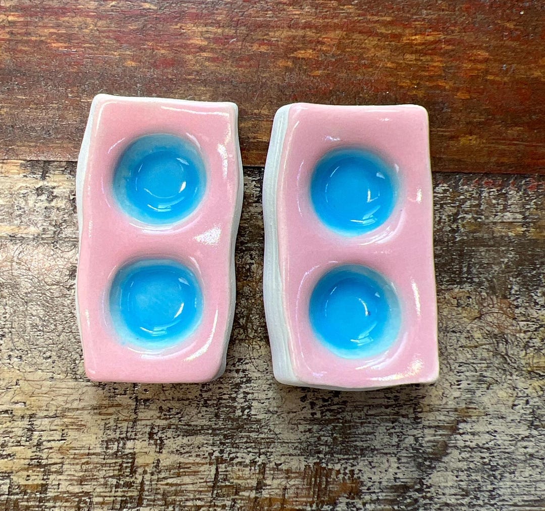 Mini Oil Well in Pink and Sky Blue - Etsy