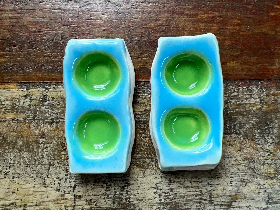 Mini Oil Well in Blue and Emerald - Etsy
