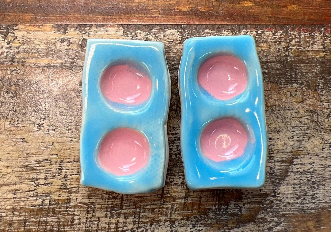 Mini Oil Well in Sky Blue and Pink - Etsy