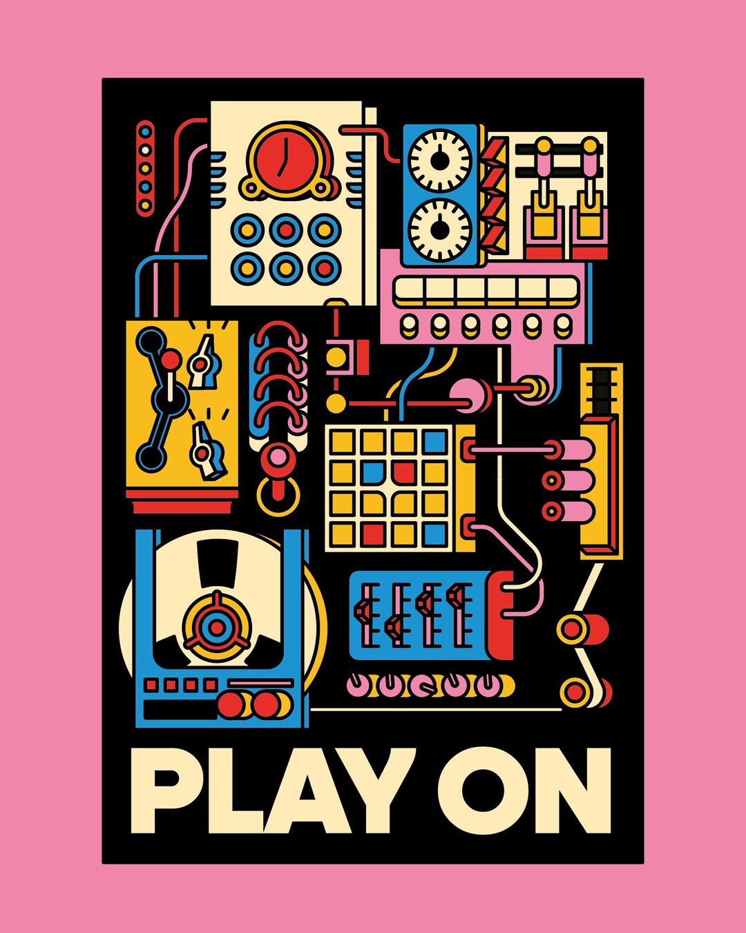 Play-on Art Print - Etsy
