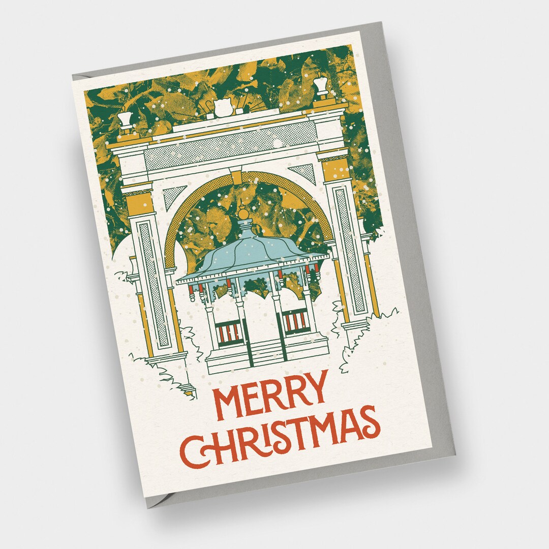 Pearson Park Merry Christmas Hull Christmas Card - Etsy