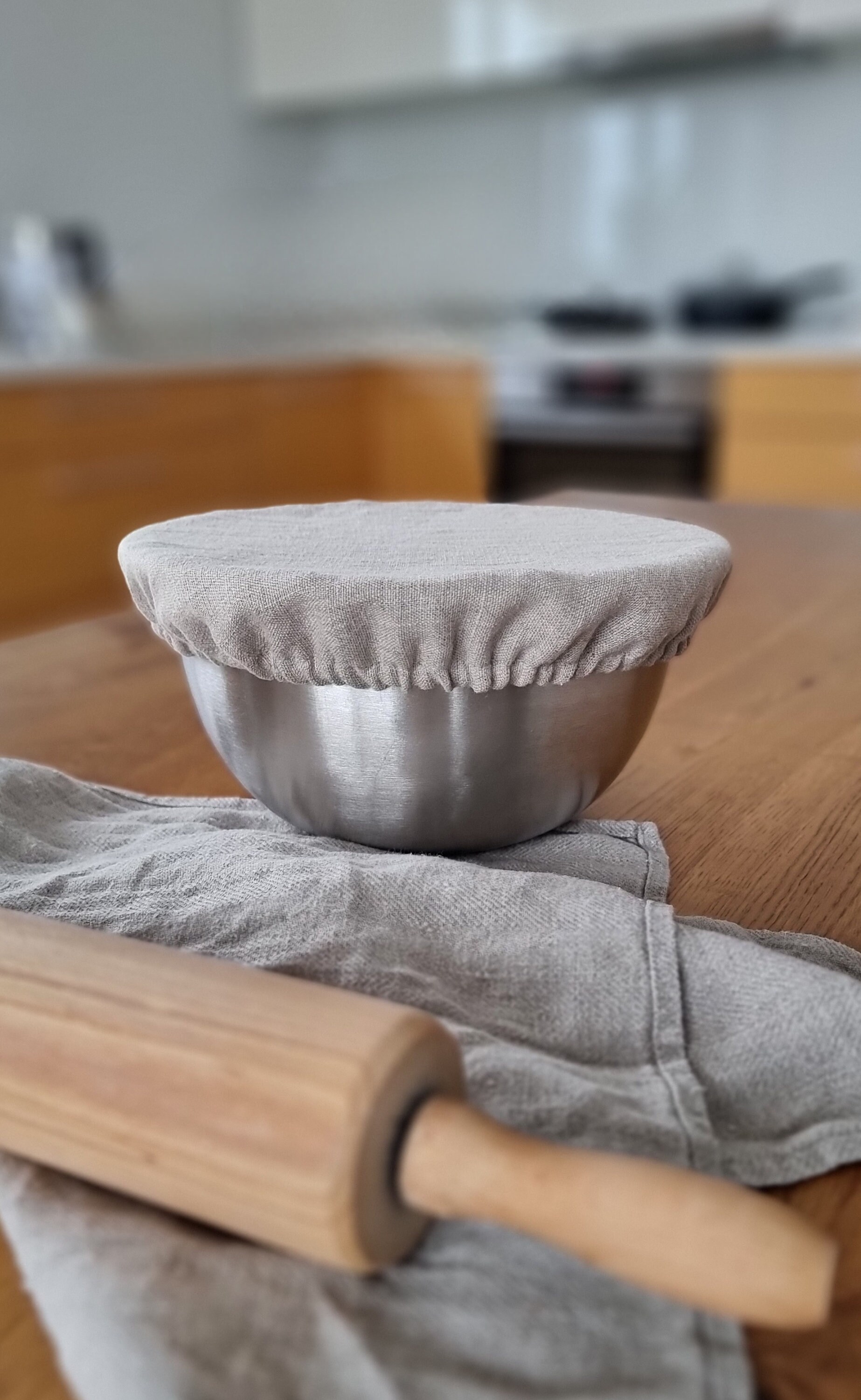 Linen Bowl Covers, Fabric Bowl Covers, Kombucha Jar Cover, Mixer Bowl ...
