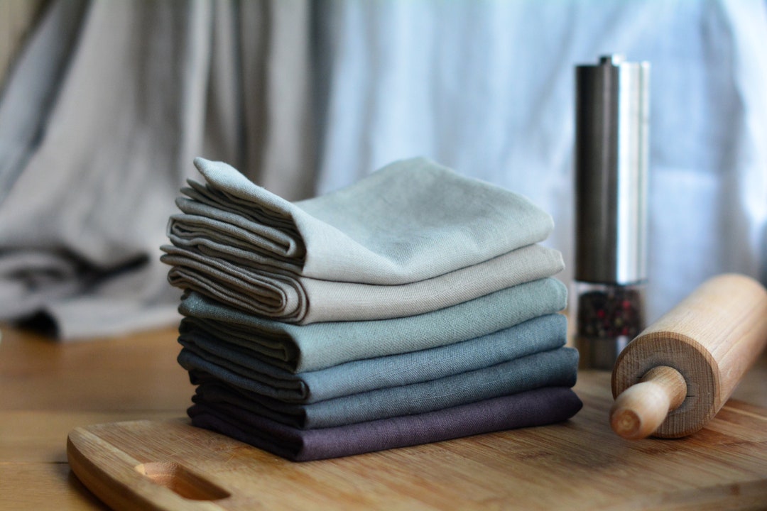 Farm Kitchen Towel. Linen Tea Towel, Tan Hand Towel, Gray Dish Towels ...