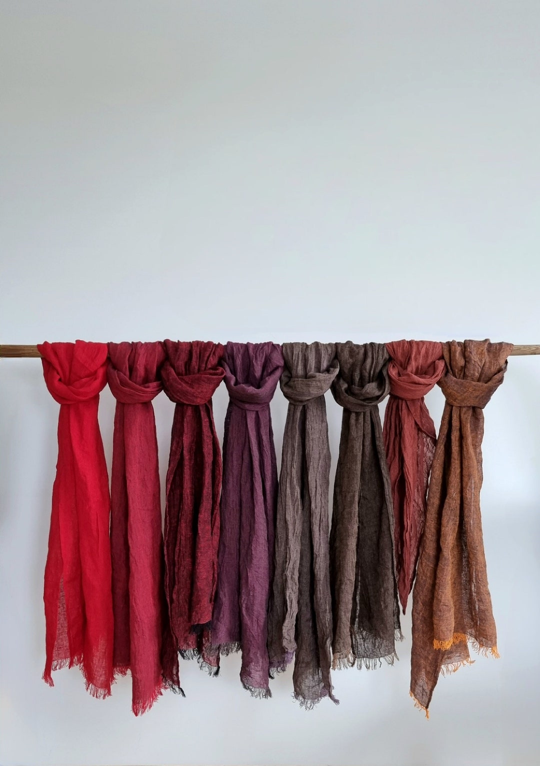 Linen Scarf, Women Scarf, Oversize Linen Scarf, Men Linen Gauze Scarf ...