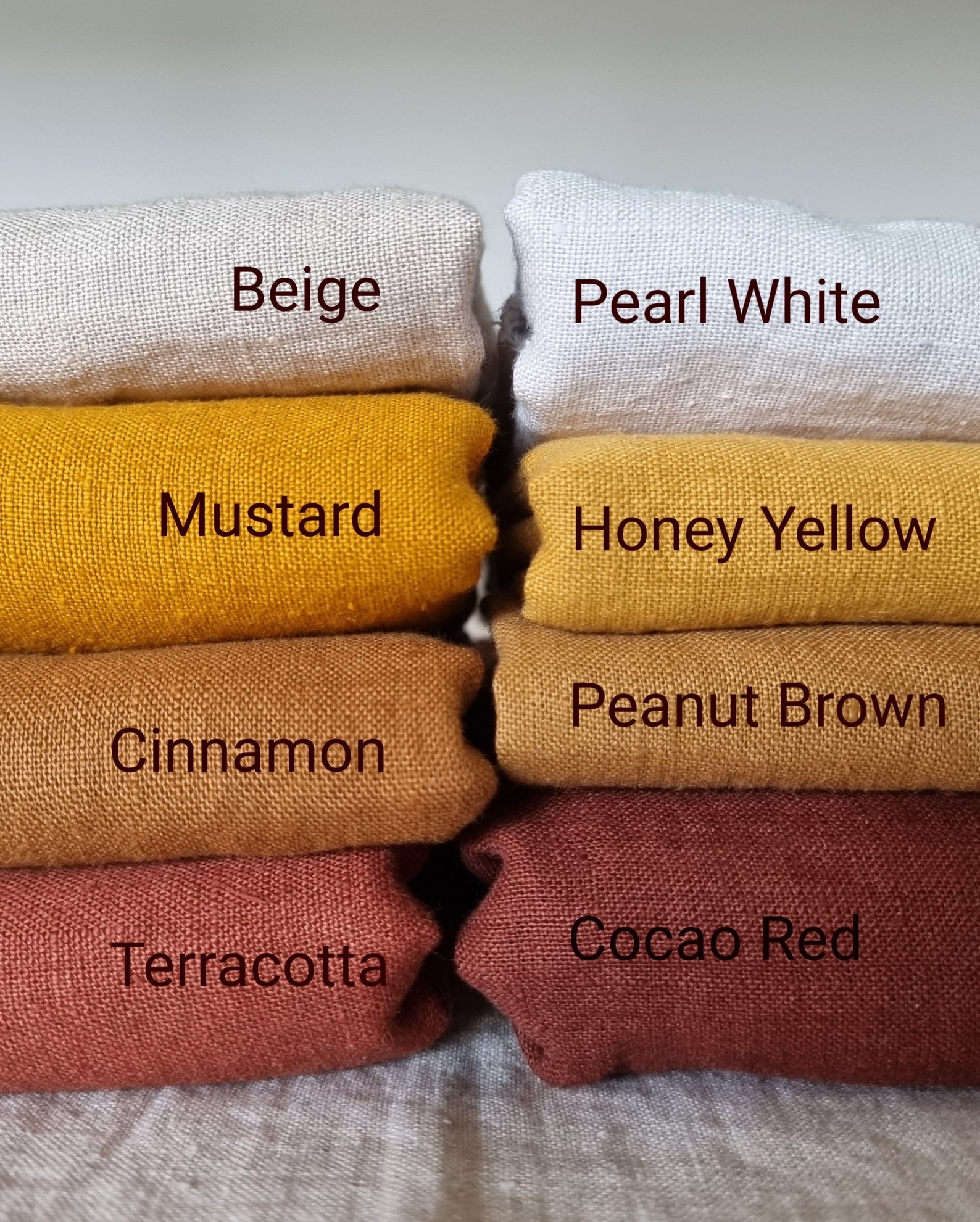 Linen Bandana Square Linen Scarf Men Women Bandana Brown - Etsy