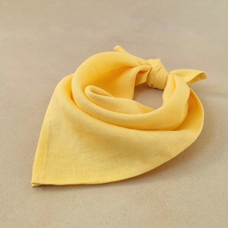 Yellow Head Scarf - Etsy