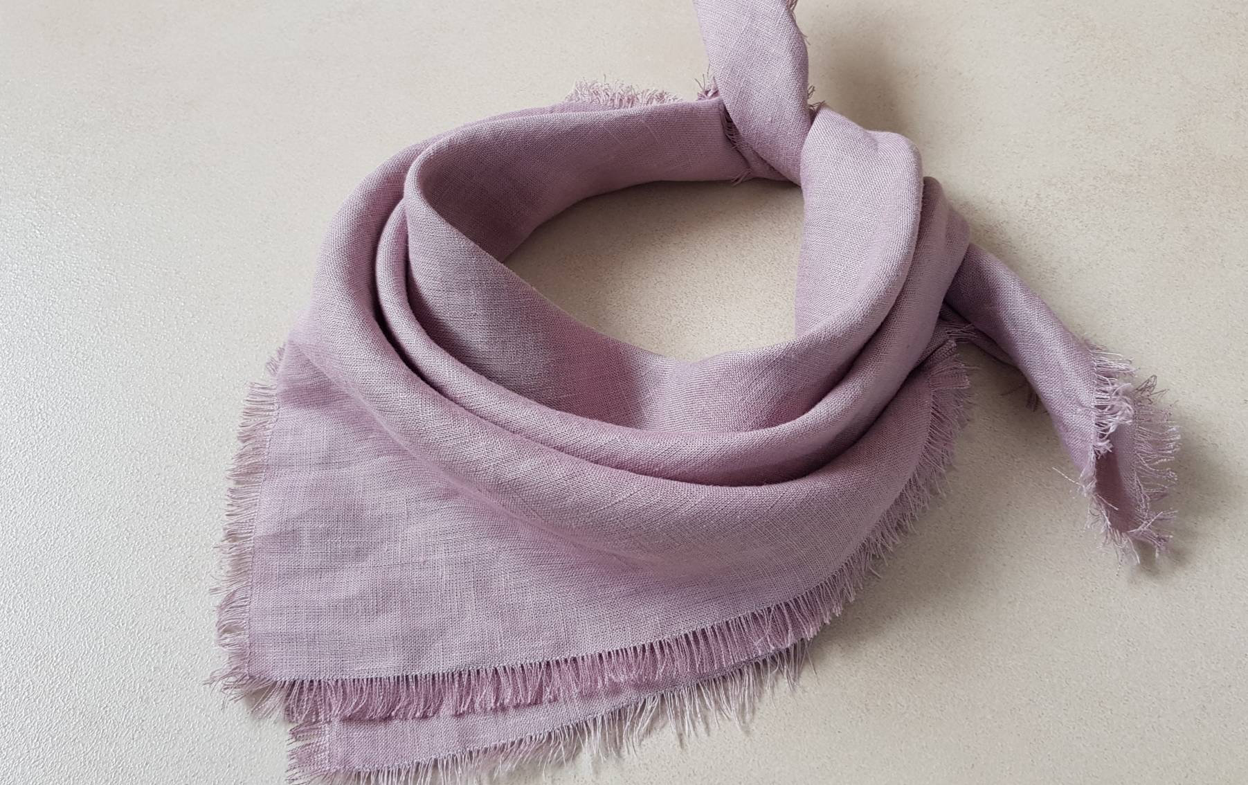 Linen Bandana Men Women Bandana Purple Linen Neckerchief - Etsy