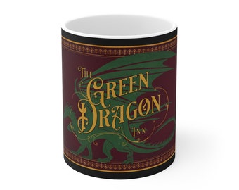 Green Dragon Mug | Etsy