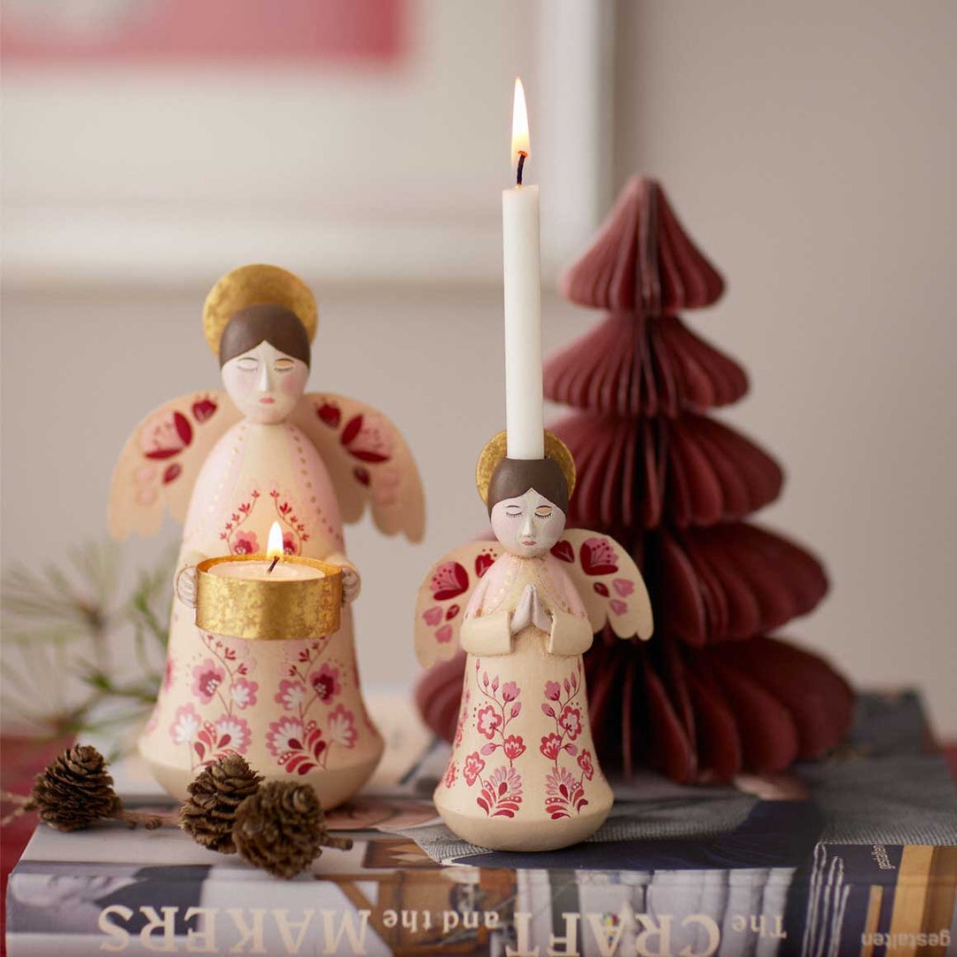 Angel Candlestick SET Scandi Boho Skandi Christmas Figure - Etsy