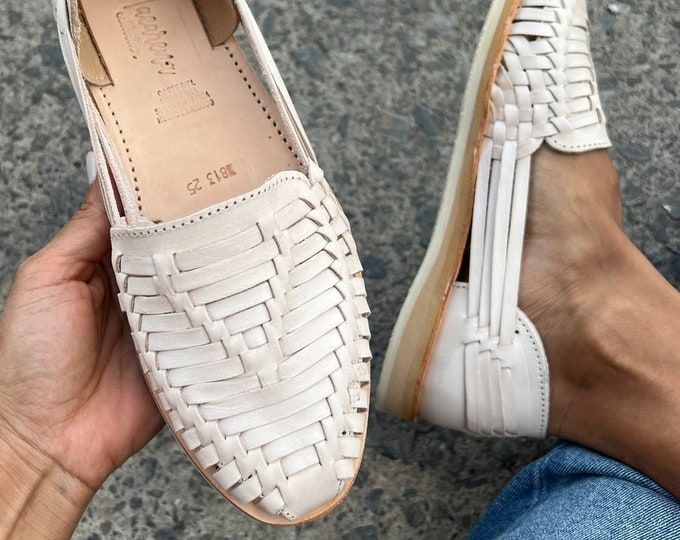 Handmade Mexican Huarache/leather Huarache - Etsy