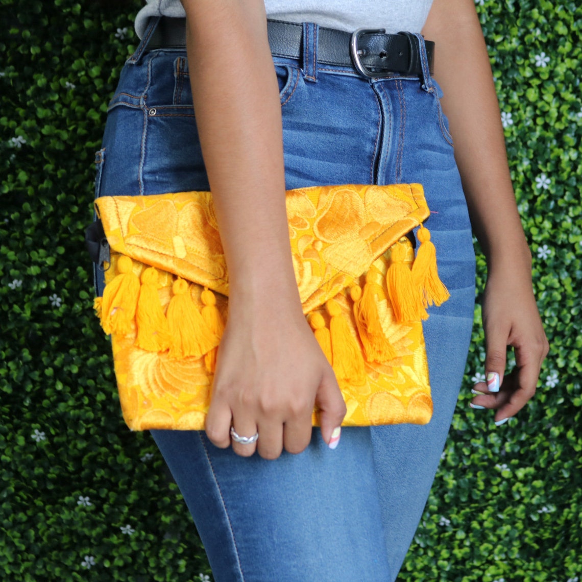 Huipil Purse Mexican Handbag Chiapas Clutch Zippered - Etsy